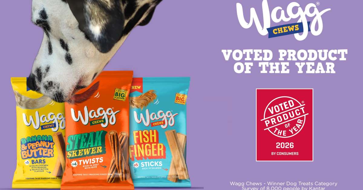 Wagg Chews Win Product of the Year 2026 | Award-Winning Dog Treats ...