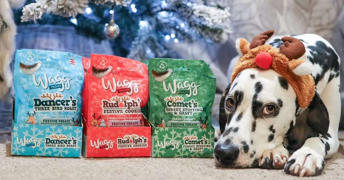 Dogs loving Wagg’s Limited-Edition Christmas Treats!